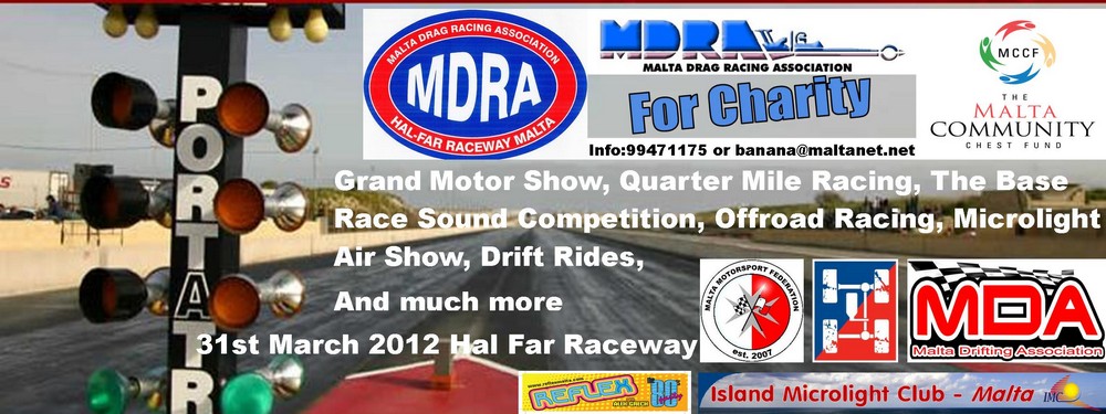 Drag Racing for Charity - MDRA in Hal Far