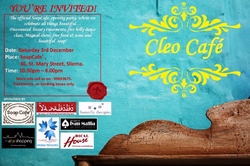 Cleo Cafe - the official opening of Soap Cafe in Sliema